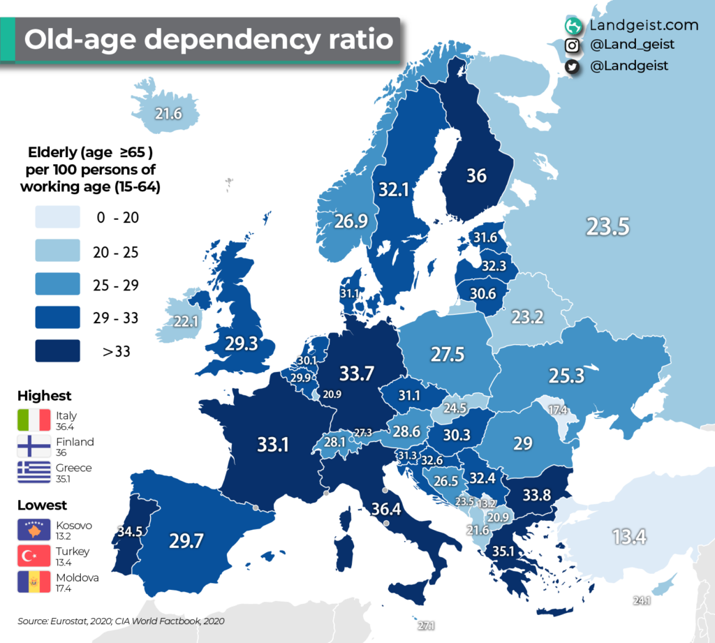 Top 30 maps and charts that explain the European Union & Europe ...