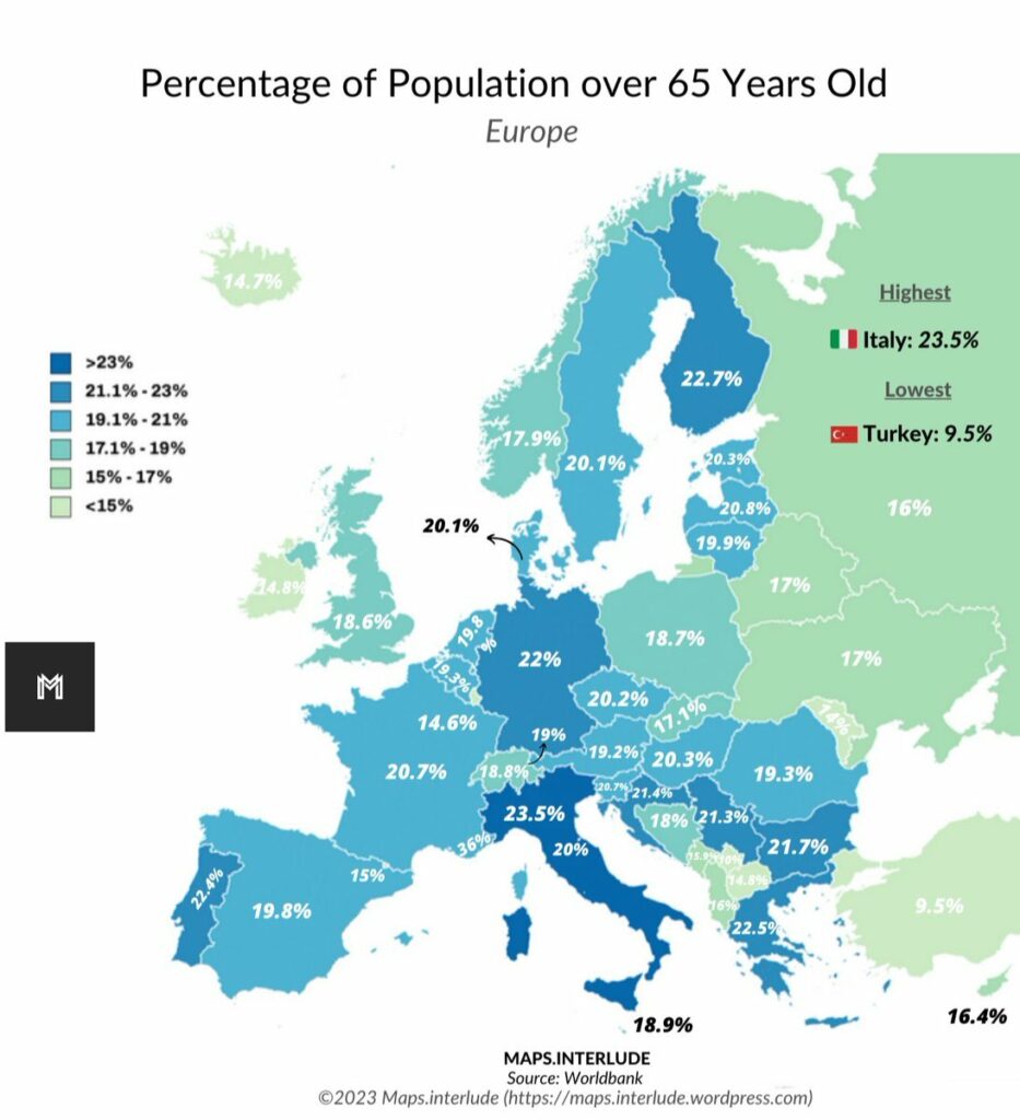 Top 30 maps and charts that explain the European Union & Europe ...