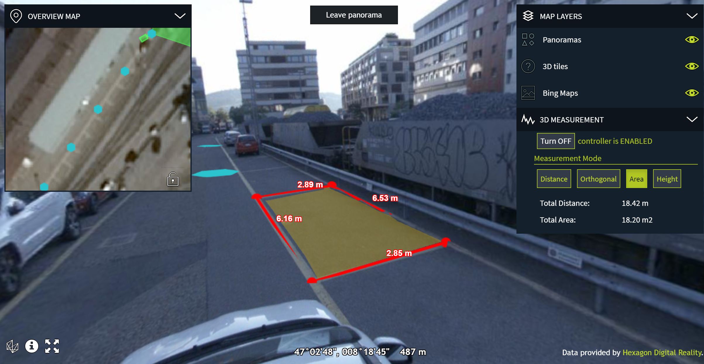 This is how 360° panoramas should be integrated with geospatial data ...