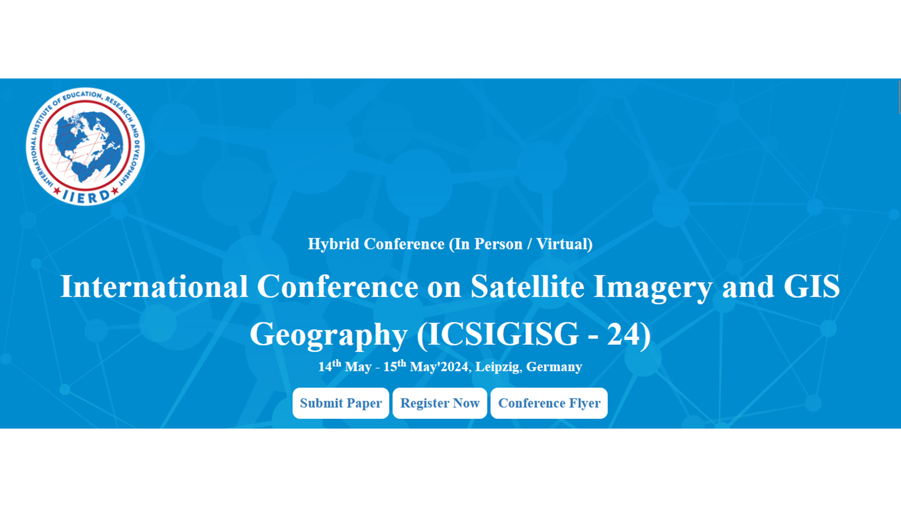 International Conference on Satellite Imagery and GIS Geography ...