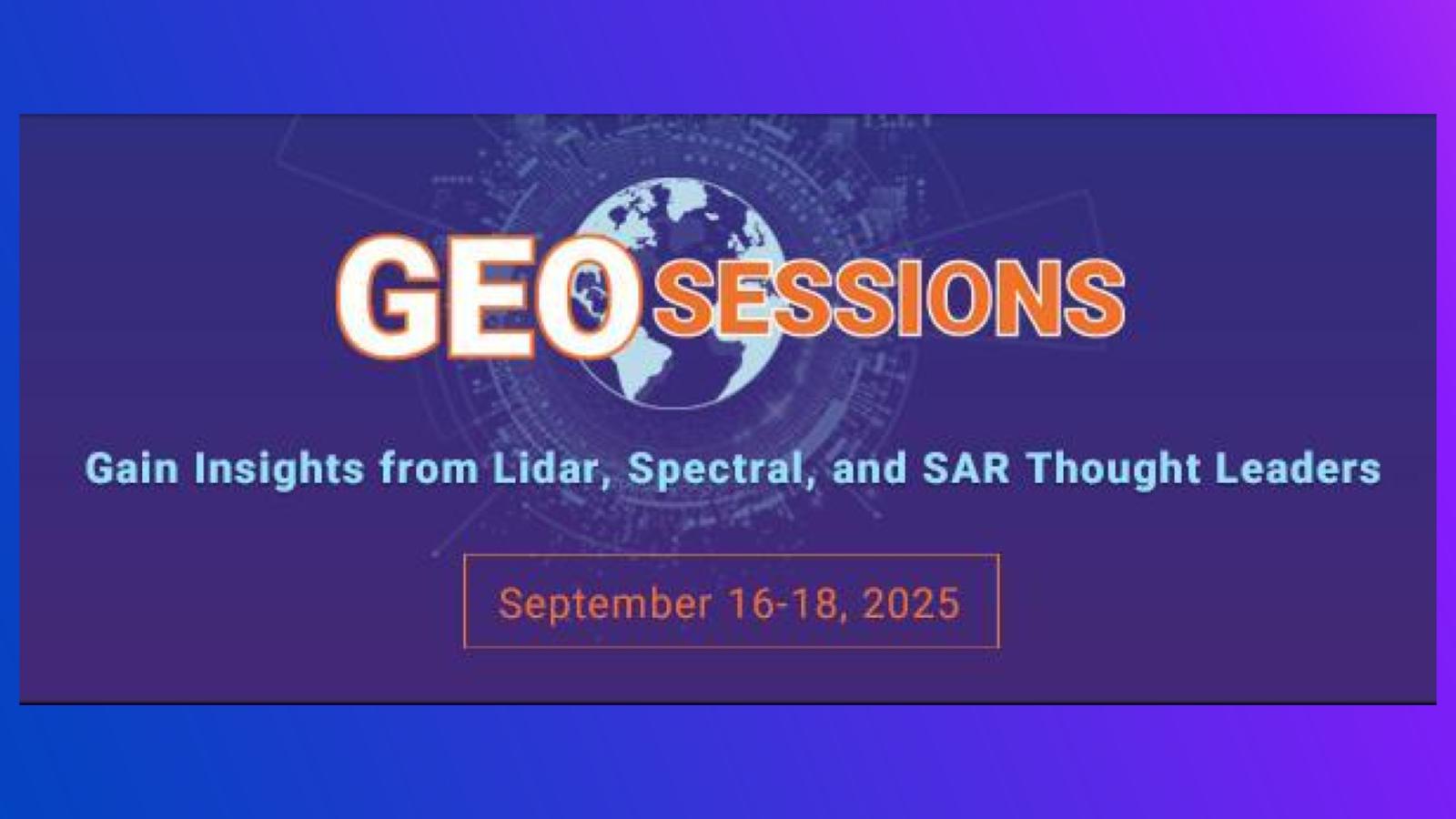 Geo Sessions 2025 - Geoawesome