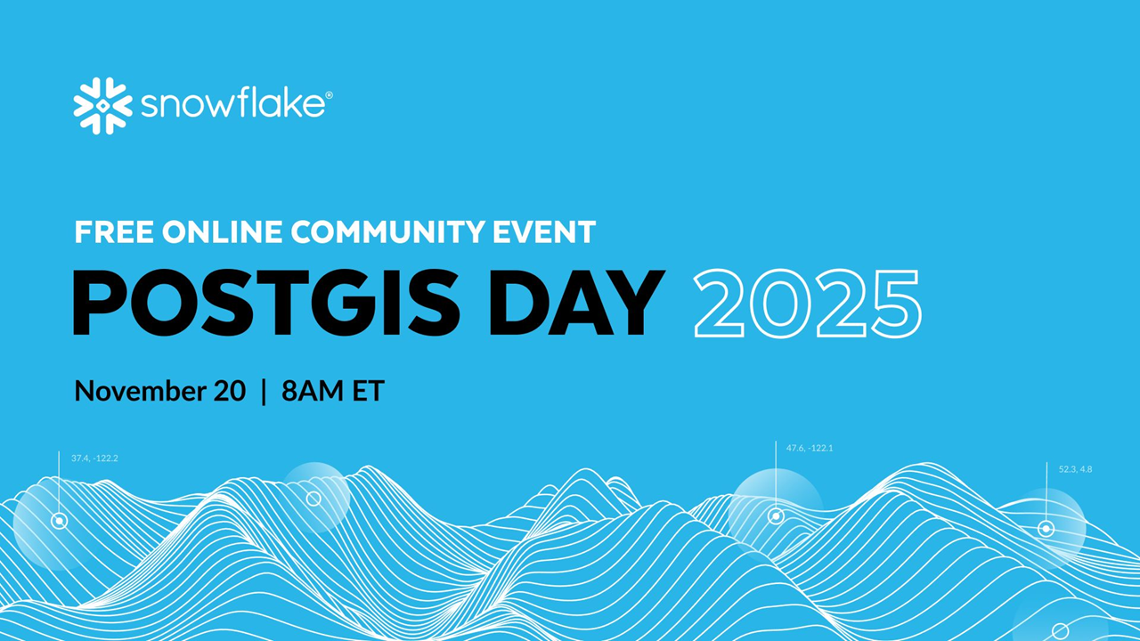 POSTGIS DAY 2025 - Geoawesome